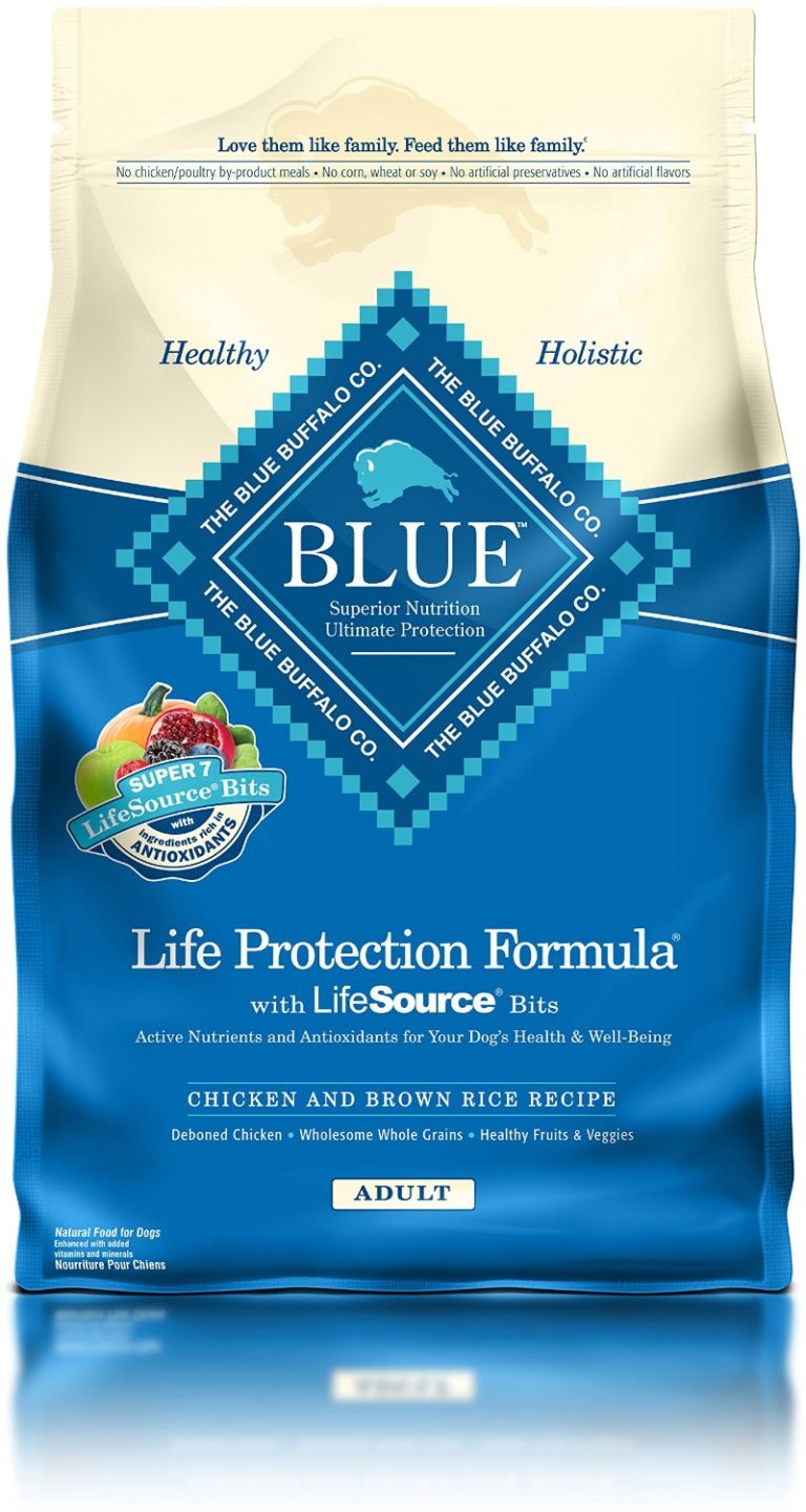 Blue Buffalo Dry Adult Dog Food for Life Protection Brown Rice 6 lb